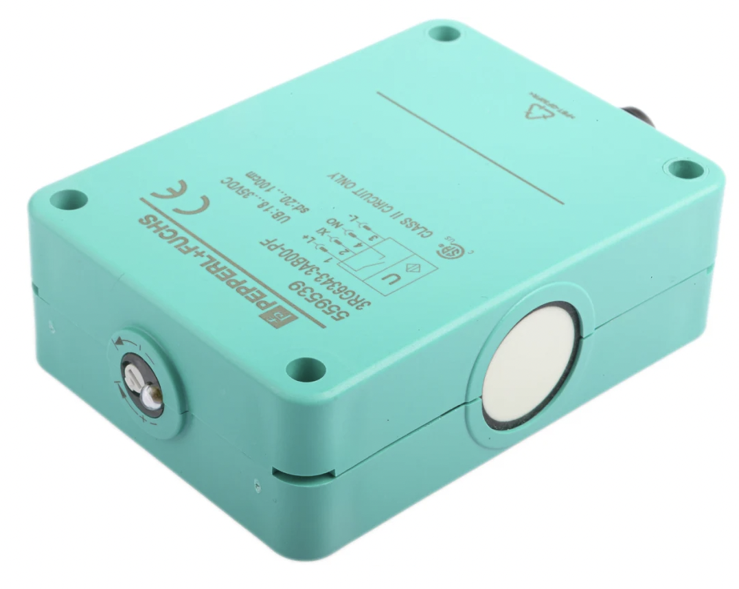 Pepperl Fuchs Ultrasonic Block Style Proximity Sensor 200 → 1000 Mm